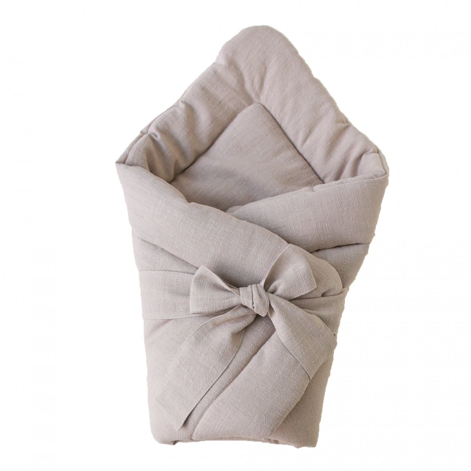 Linen baby wrap - beige | babylystore.com