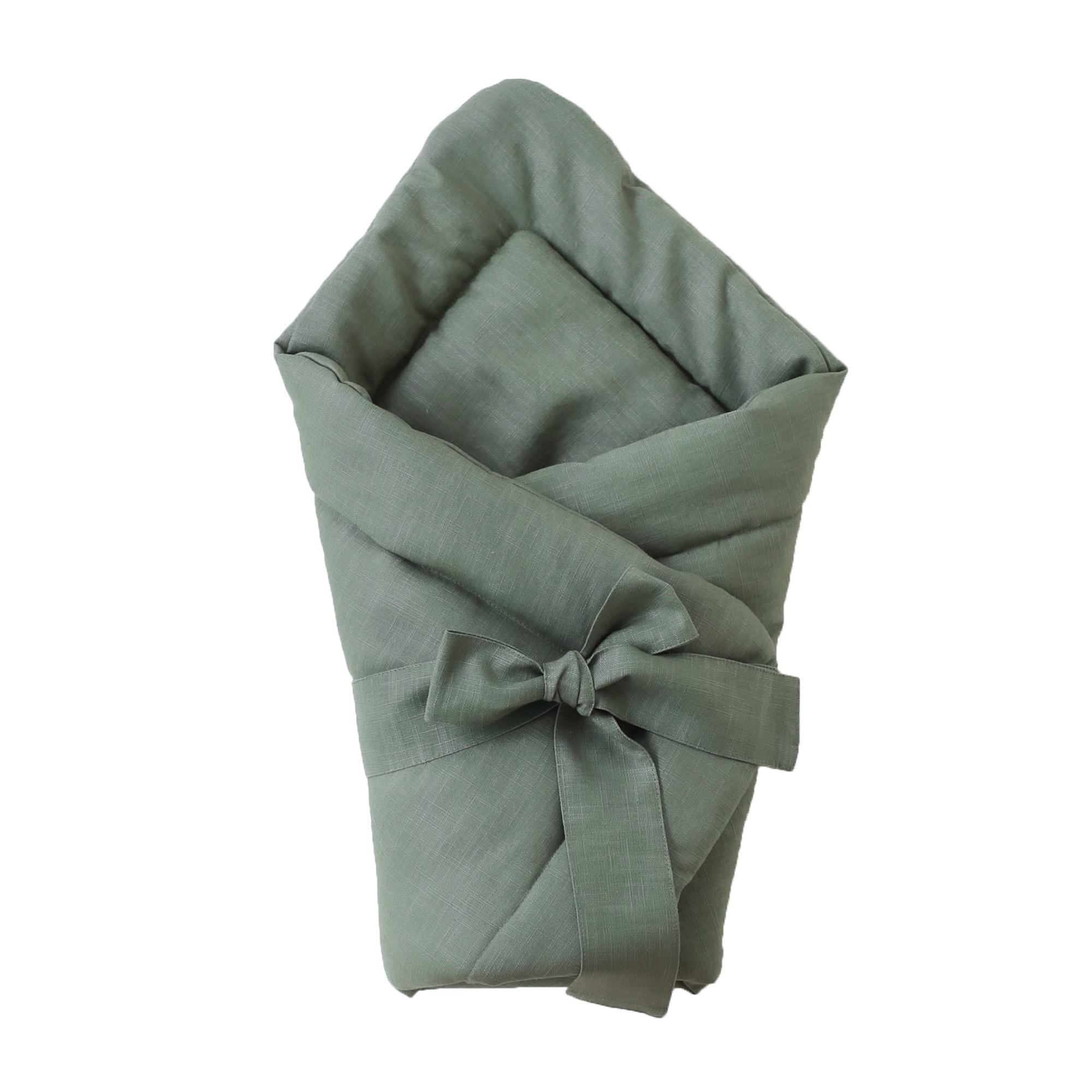Washed Cotton Baby wrap - Olive | babylystore.com